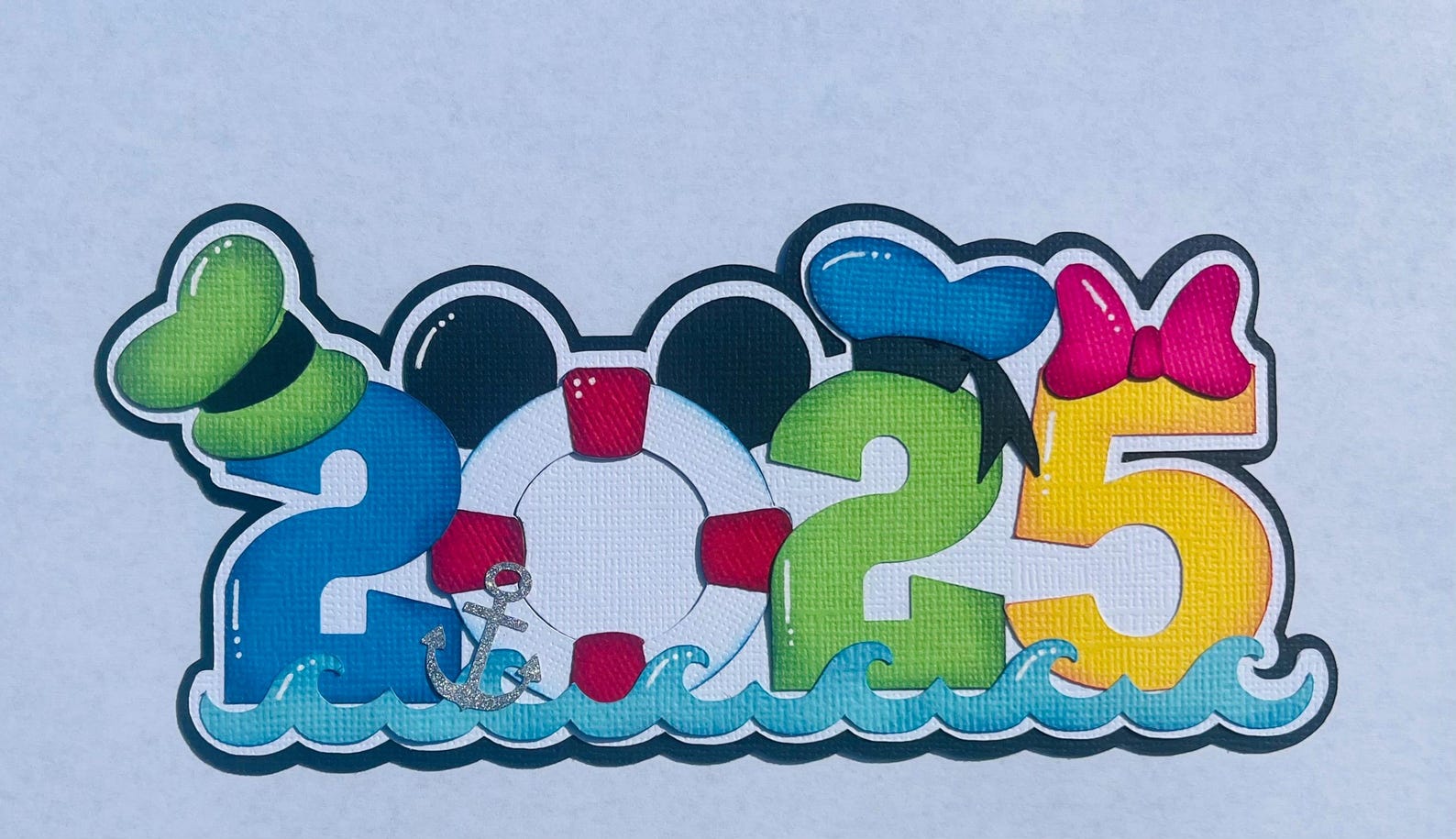 Scrapbook Title 2025, Cruise, Waterpark, Disney, Disneyland ...
