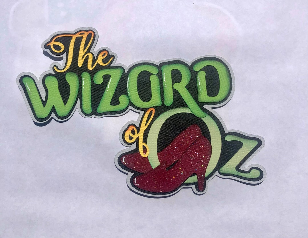 Paper Piecing, Wizard, Title, Scrapbook ,page, Layout, Die Cut, Dorothy ...