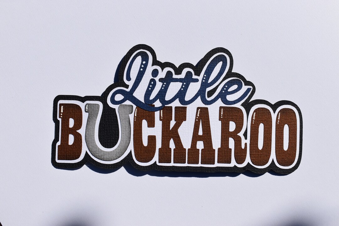 Paper Piecing, Little Buckaroo, Cowboy, Scrapbook, Page, Layout, Die ...