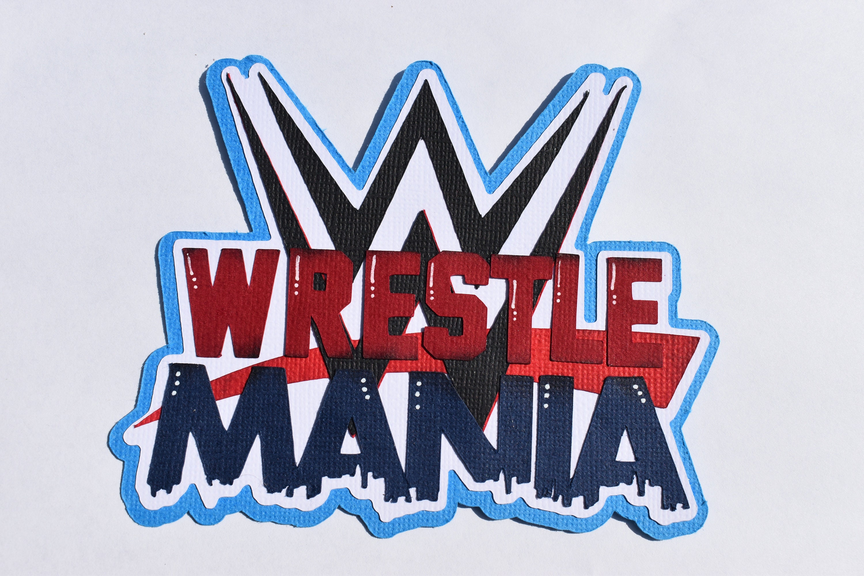 Wwe Wrestlemania Logo Custom