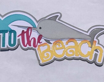 Paper Piecing Beach Life Ocean Scrapbook Page Layout Die - Etsy