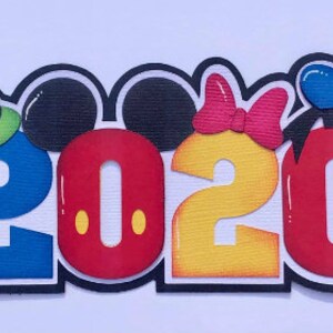 Scrapbook Title 2023, 2022, 2021, 2020 for Scrapbook Page, Layout ...