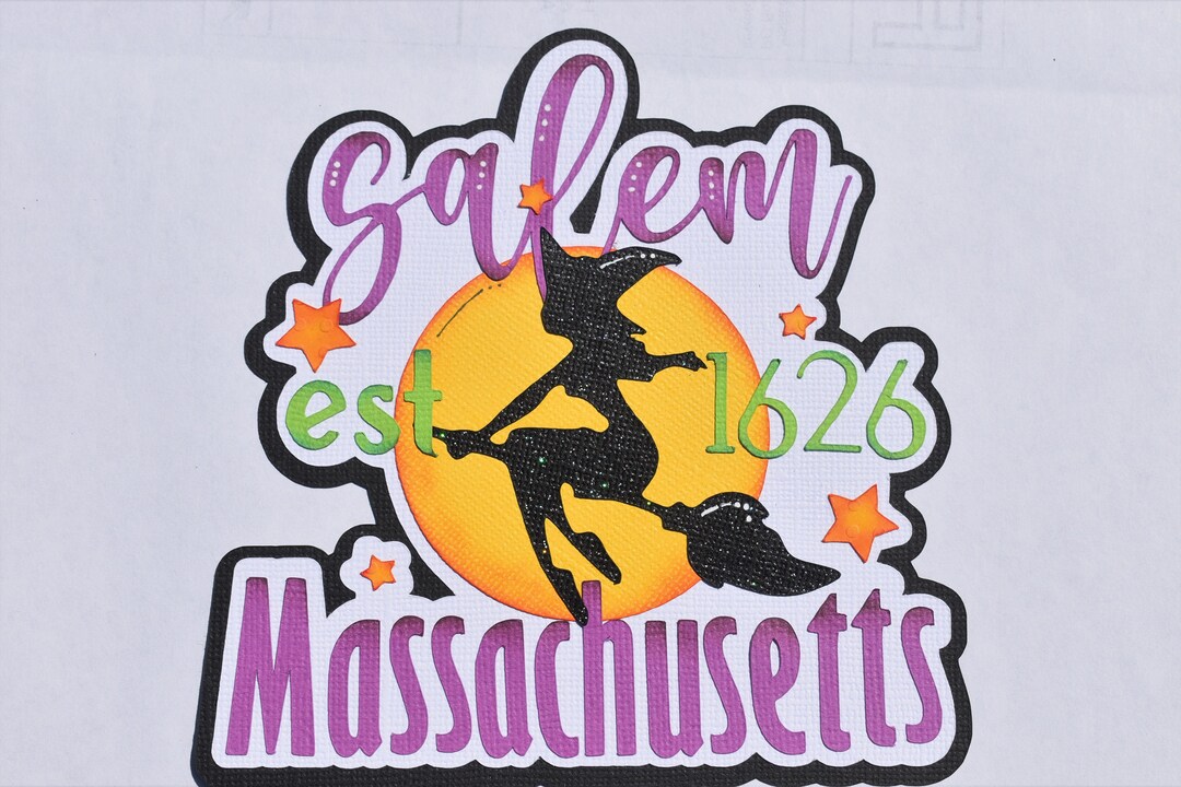 Paper Piecing Title "salem Massachusetts" Witch Trials, Vacation ...