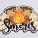 Scrapbook Title, S'mores, Bonfire, Summer, Camping, Fire, Reddie13 - Etsy