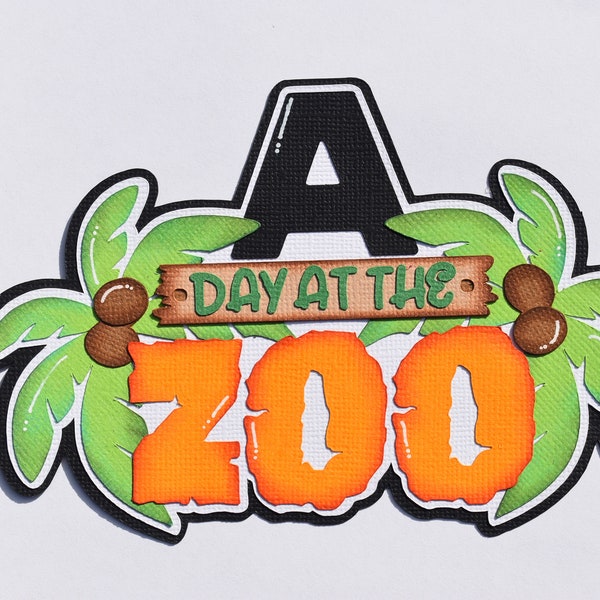 Zoo Scrapbook - Etsy