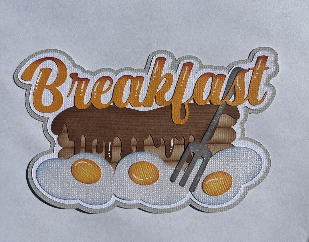 Scrapbook Title, Breakfast, Eggs, Pancakes, Restaurant, Cookbook, Die ...