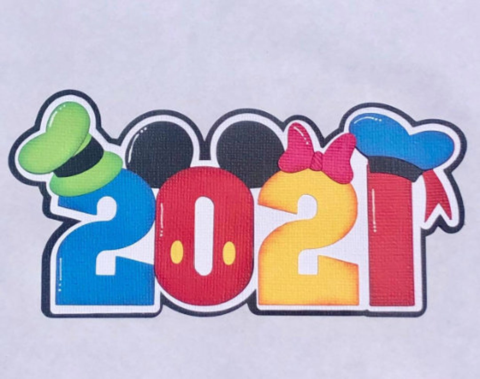 Scrapbook Title 2023, 2022, 2021, 2020 for Scrapbook Page, Layout ...
