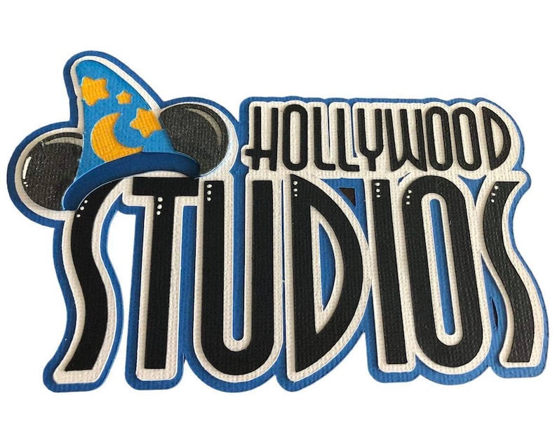 Scrapbook Title, Hollywood, Paper Piecing Die Cut, Reddie13 - Etsy