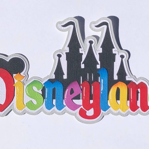 Disneyland Title Die Cut - Etsy
