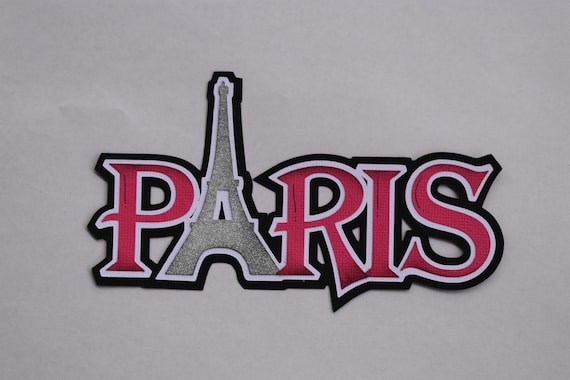 Paper Piecing Paris Eiffel Tower Scrapbook Page Layout - Etsy