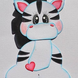 Scrapbook Paper Piecing Baby Zebra, Zoo, Baby, Die Cut, Reddie13 - Etsy