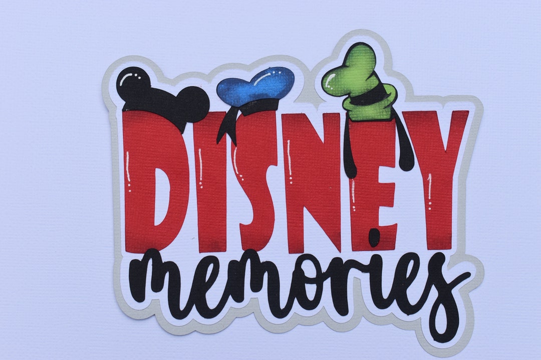 Scrapbook Title, Memories, Paper Piecing Die Cut, Reddie13 - Etsy