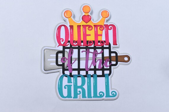 Paper Piecing Title Queen of the Grill BBQ Summer Picnic - Etsy