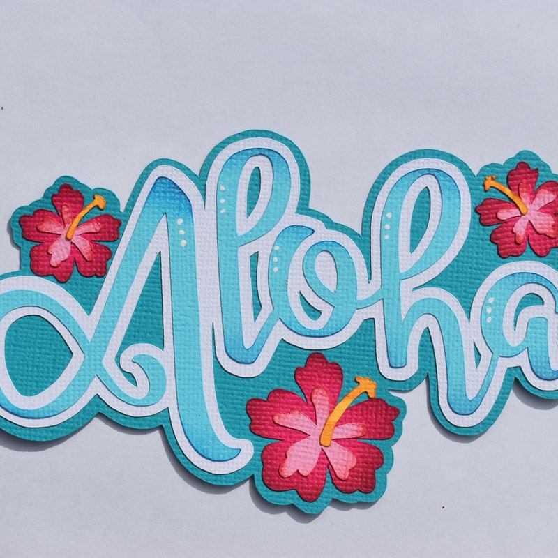 Scrapbook Title Hawaii - Etsy