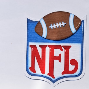 Scrapbook Title, NFL, Sports, Paper Piecing, Die Cut, Reddie13 - Etsy