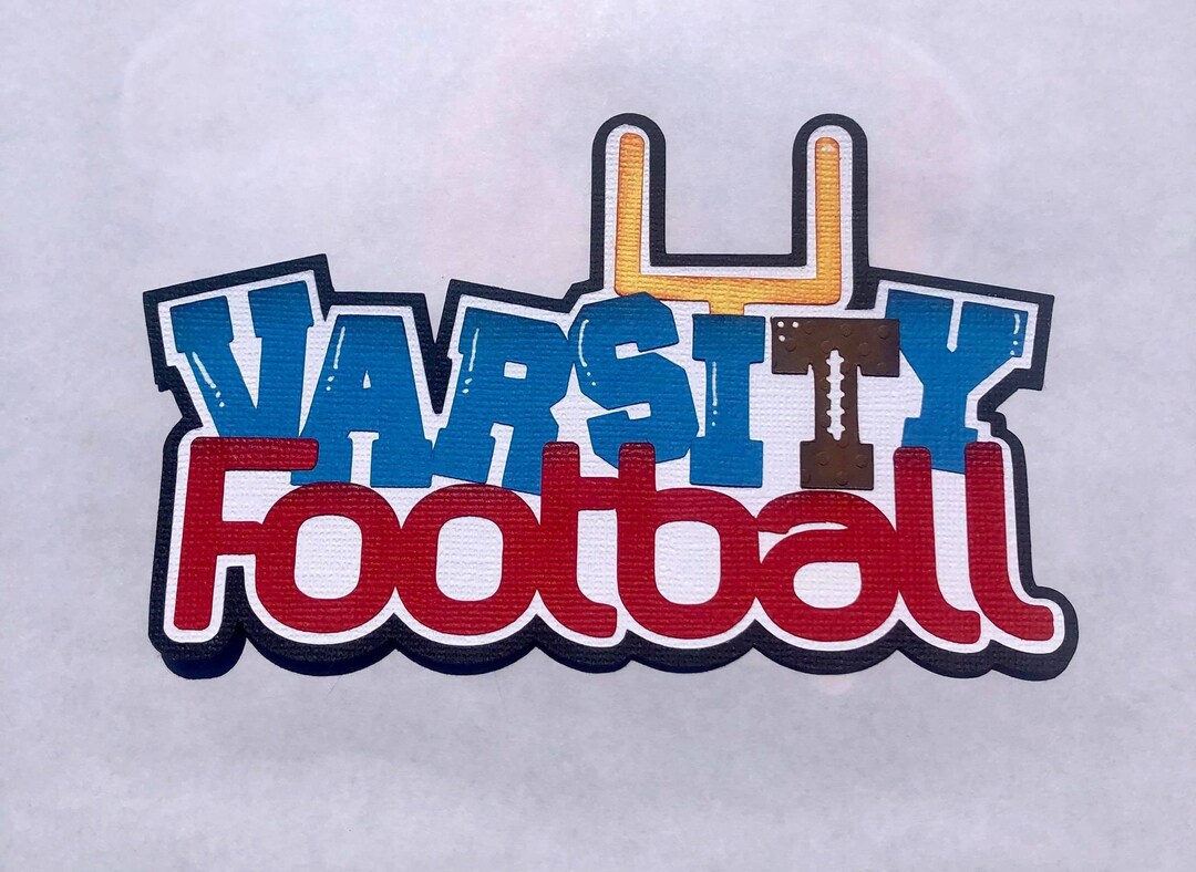 Scrapbook Title, Varsity Football, High School, Sports, Paper Piecing ...