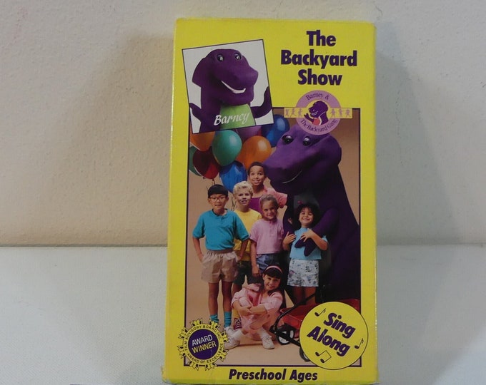 Barney: the Backyard Show - VHS Video Cassette, Color/45min. (the Lyons ...