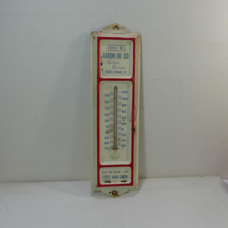 Vintage Oil & Gas Thermometers - Etsy