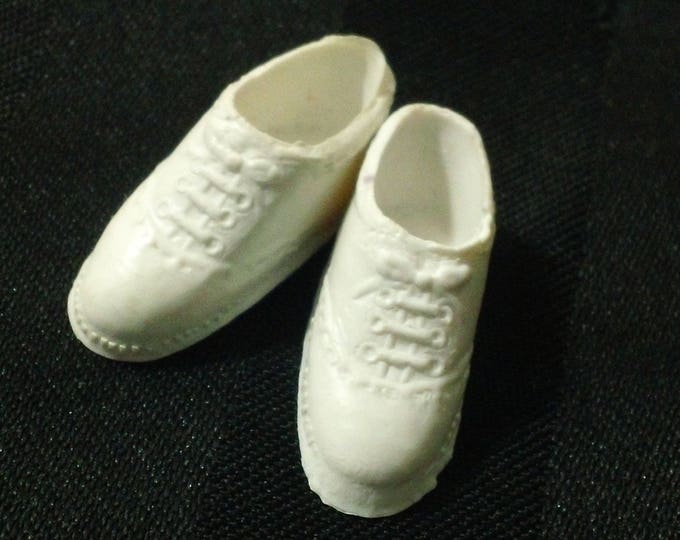 Vintage 1980s Mattel Barbie White Tennis Shoes ~ Retro Fashion Doll ...