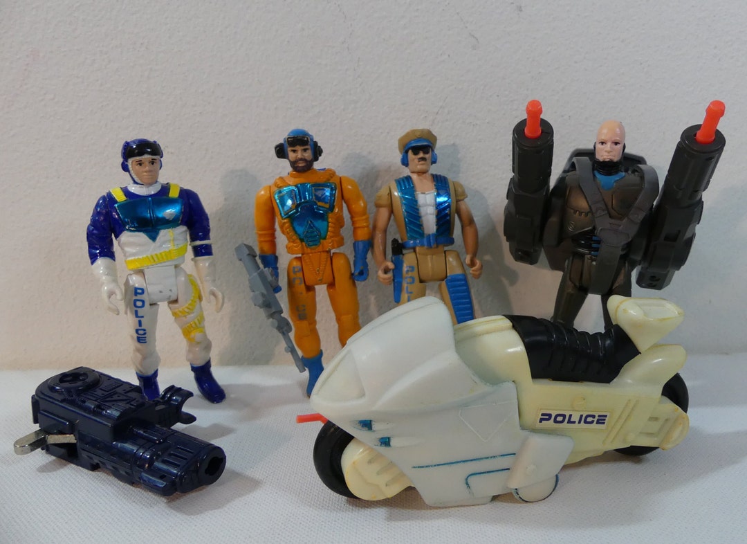 Vintage 80s Kenner Robocop and the Ultra Police Toy Lot ~ Loose Action ...
