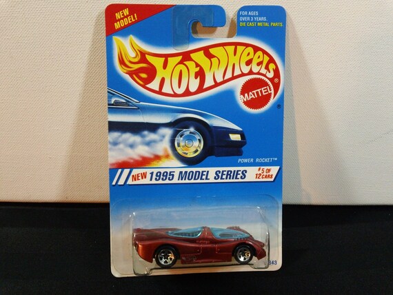 Push & Pull Toys Toys & Games Hot wheels power rocket car made in 1995 ...