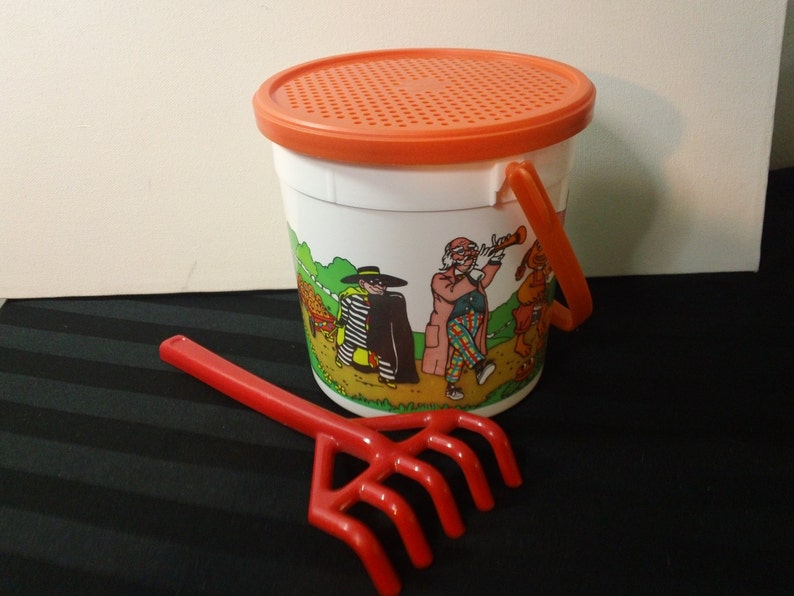 Vintage 1986 McDonald's Parade Happy Pail toy Sand Bucket | Etsy