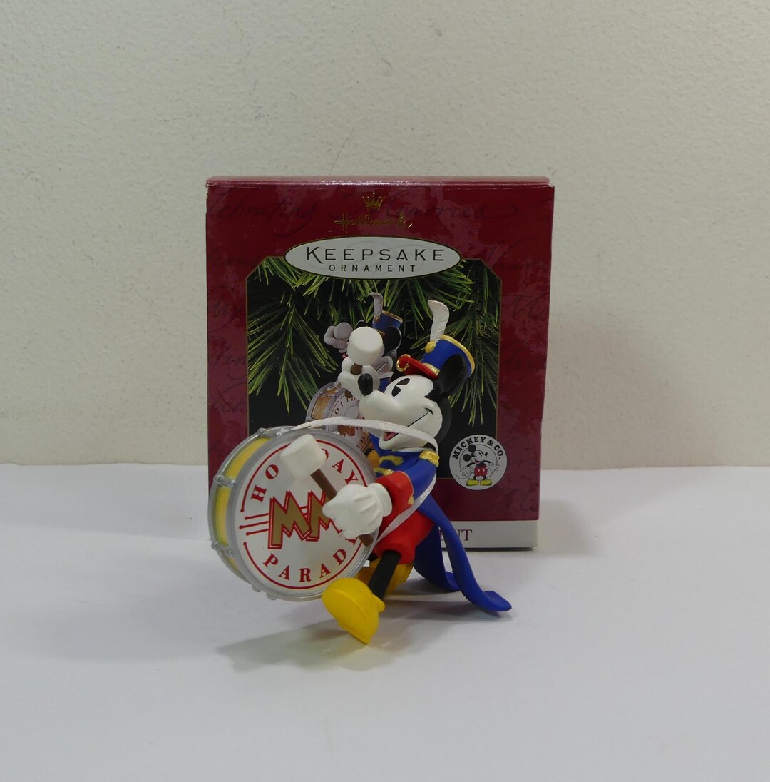 1997 Bandleader Mickey Mouse Figurine Holiday Parade Series Hallmark ...