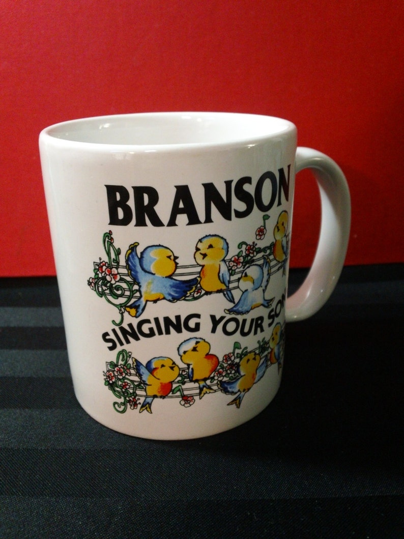 Branson Missouri Souvenir Coffee Mug With Songbird Graphic by - Etsy