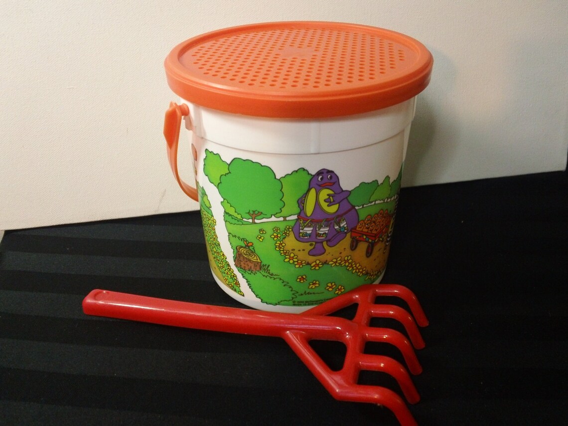 Vintage 1986 McDonald's Parade Happy Pail toy Sand Bucket | Etsy