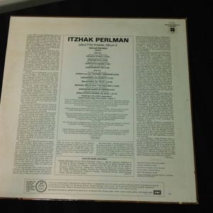 Itzhak Perlman Plays Fritz Kreisler, Album 2 - S 37254 - 12" Vinyl Lp, Quadraphonic, Album ...