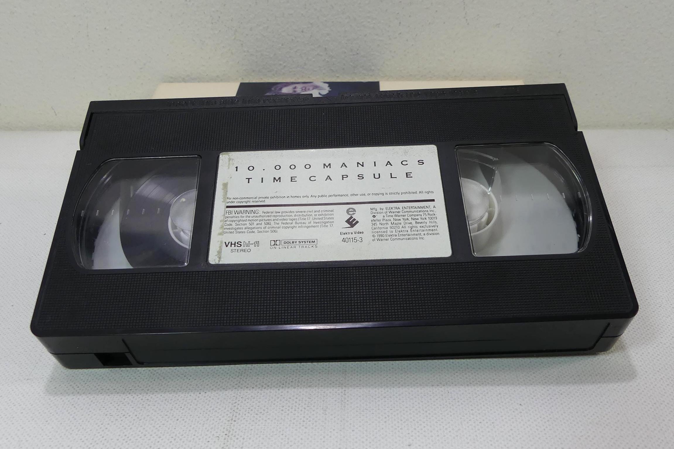 10,000 Maniacs - Time Capsule - VHS Video Cassette, 58min/color ...