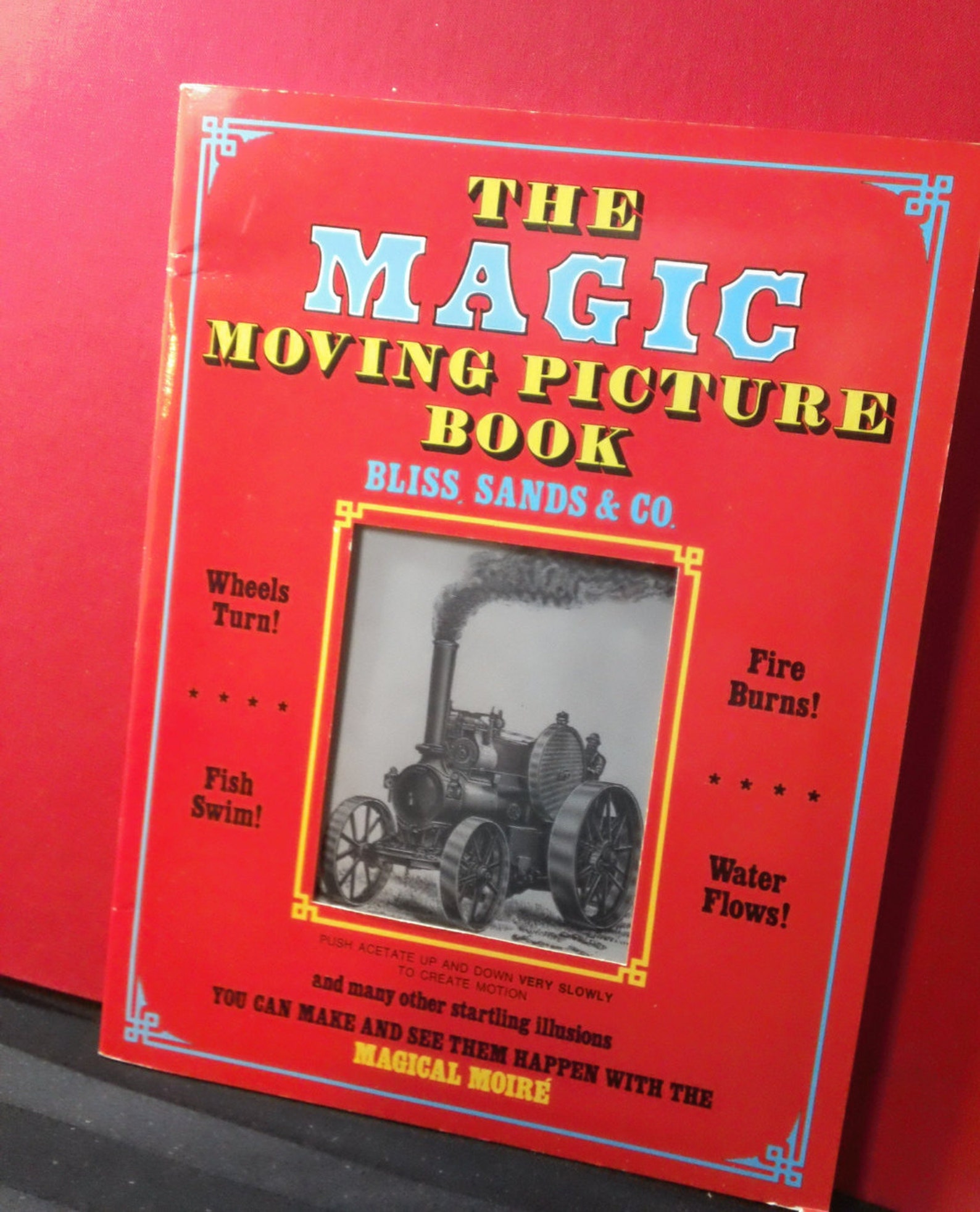 The Magic Moving Picture Book Bliss Sands and Co Vintage 1975 | Etsy