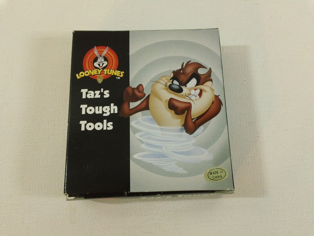 Taz's Tough Tools ~ Vintage 2001 Looney Tunes 7-piece Mini Screwdriver ...