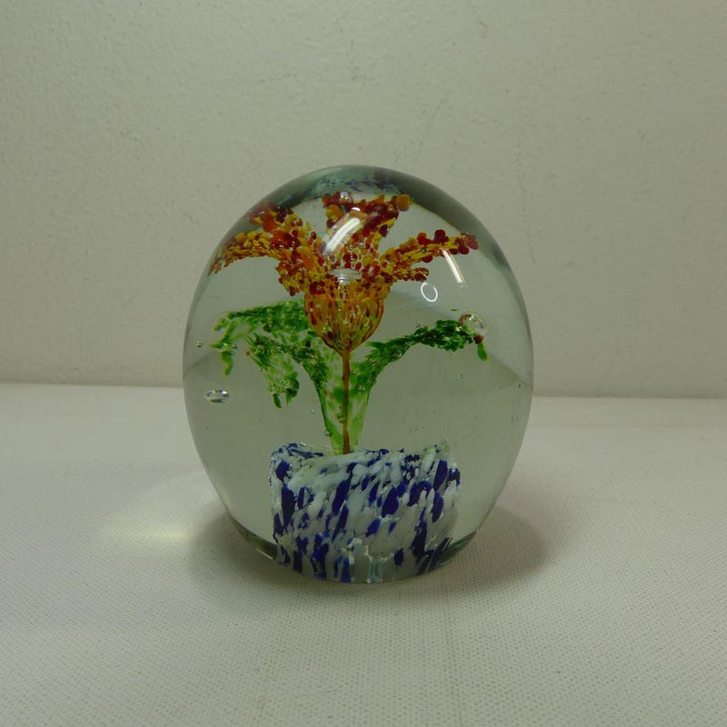 Flower Paperweight - Etsy