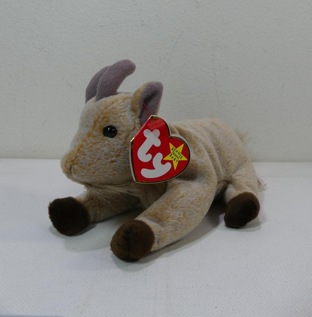 Goatee ~ Ty Beanie Babies Plush Goat #4235 ~ Vintage 1999 Collectible ...