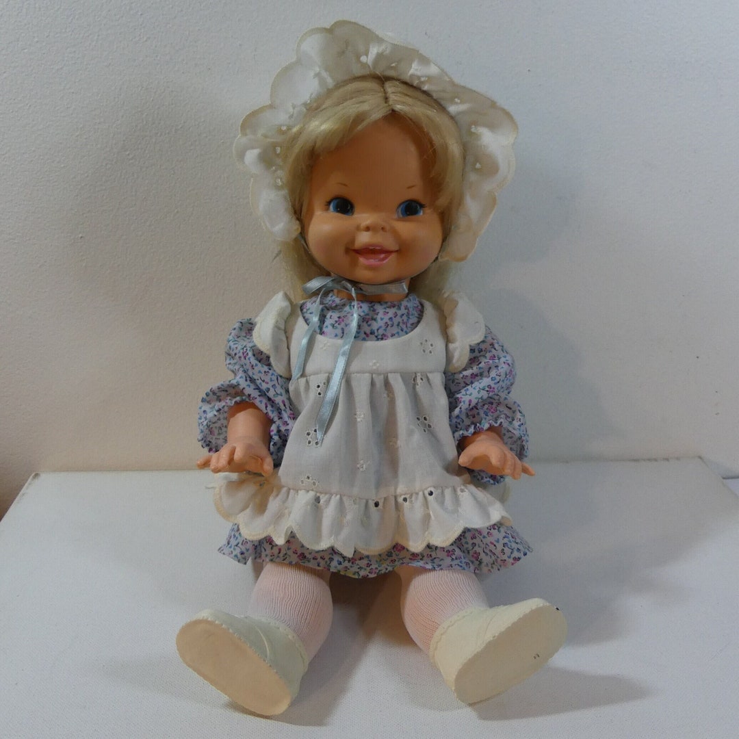 Vintage 70s Mattel Cathy Quick Curl Doll in Floral Print Outfit With ...