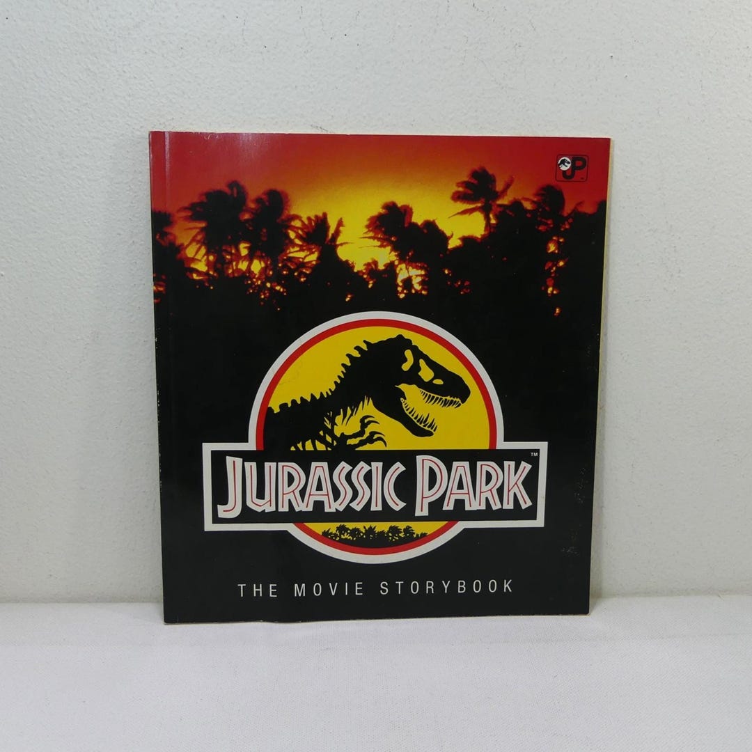 Jurassic Park: the Movie Storybook Adapted by Jane Mason ~ Vintage 1993 ...