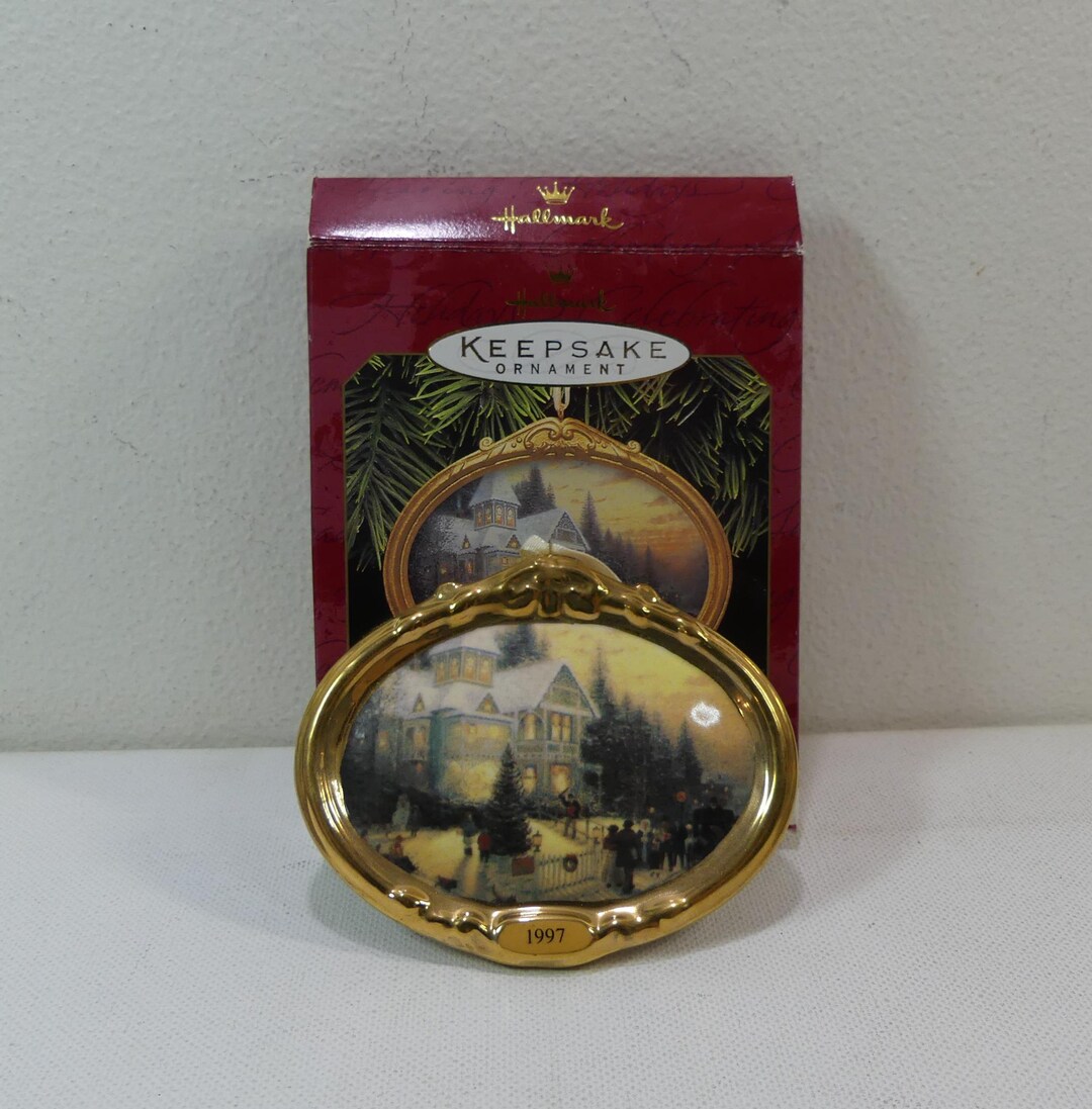 1997 Victorian Christmas Thomas Kinkade Series Hallmark Keepsake ...