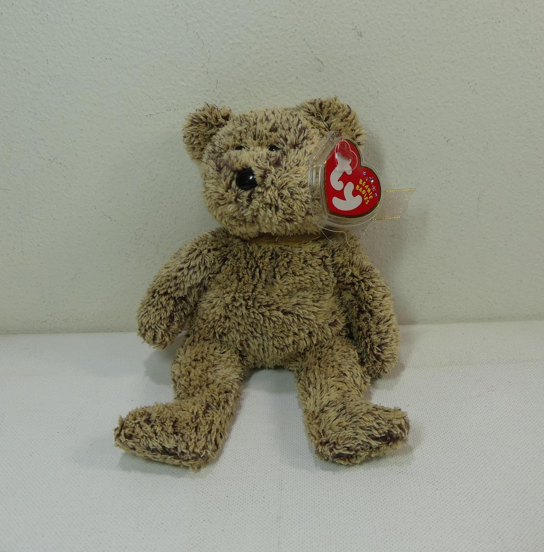 Harry ~ Ty Beanie Babies Plush Brown Bear #4546 ~ Vintage 2002 ...
