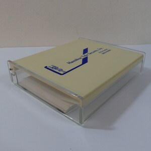 Vintage Flip-top Note Paper Dispenser Box Advertising Hamilton Title ...