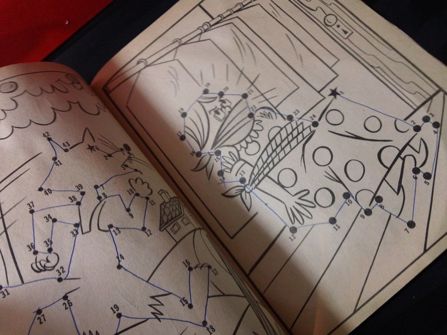 Little Red Riding Hood Coloring Book Vintage 1975 Playmore - Etsy