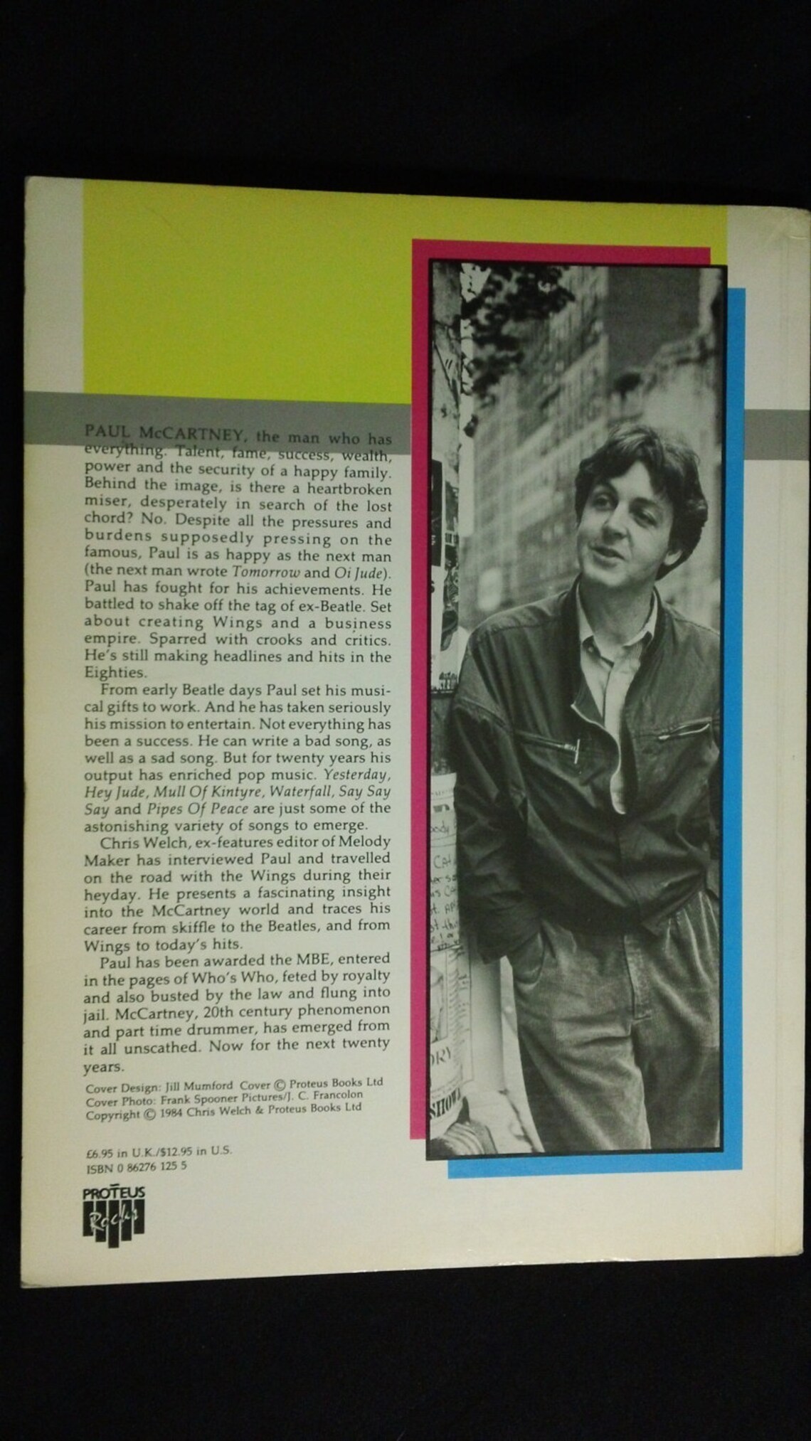 Paul Mccartney: the Definitive Biography by Chris Welch - Etsy