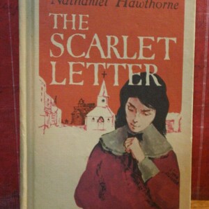 The Scarlet Letter by Nathaniel Hawthorne Vintage 1959 Hardcover Classic American Fiction Novel ...