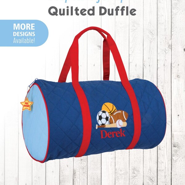 Embroidered Sport Bag - Etsy