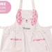 BUNNY Apron for Kids Personalized / Toddler Apron Embroidered With Name ...
