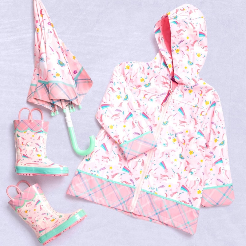 Rainbow Umbrella Girl - Etsy