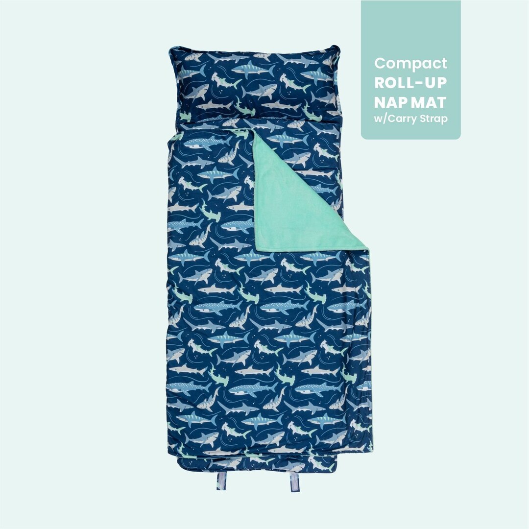 Shark Nap Mat Personalized With Name / Stephen Joseph Preschool Nap Mat ...