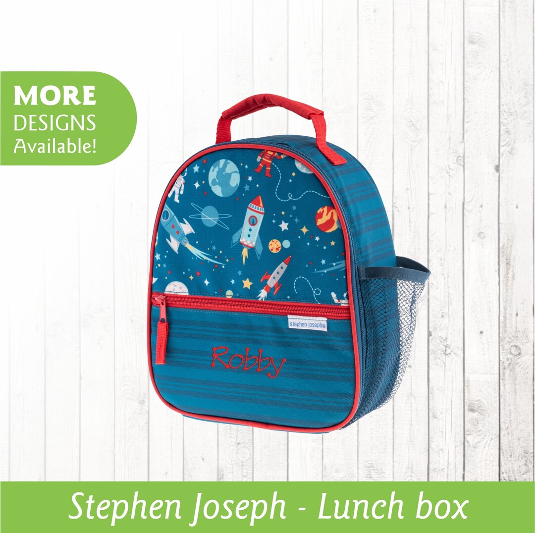 Space Lunchbox Personalized With Embroidered Name / Optional - Etsy