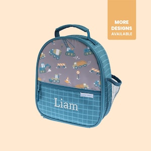 Construction Lunch Box Personalized With Embroidered Name / Optional ...
