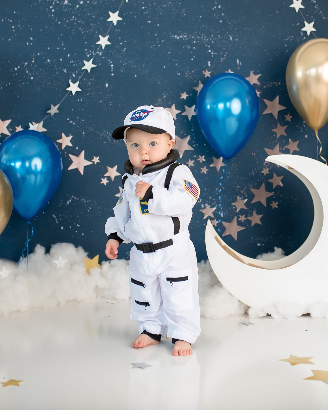 Kids Astronaut Costume Personalized With Name / Halloween White ...